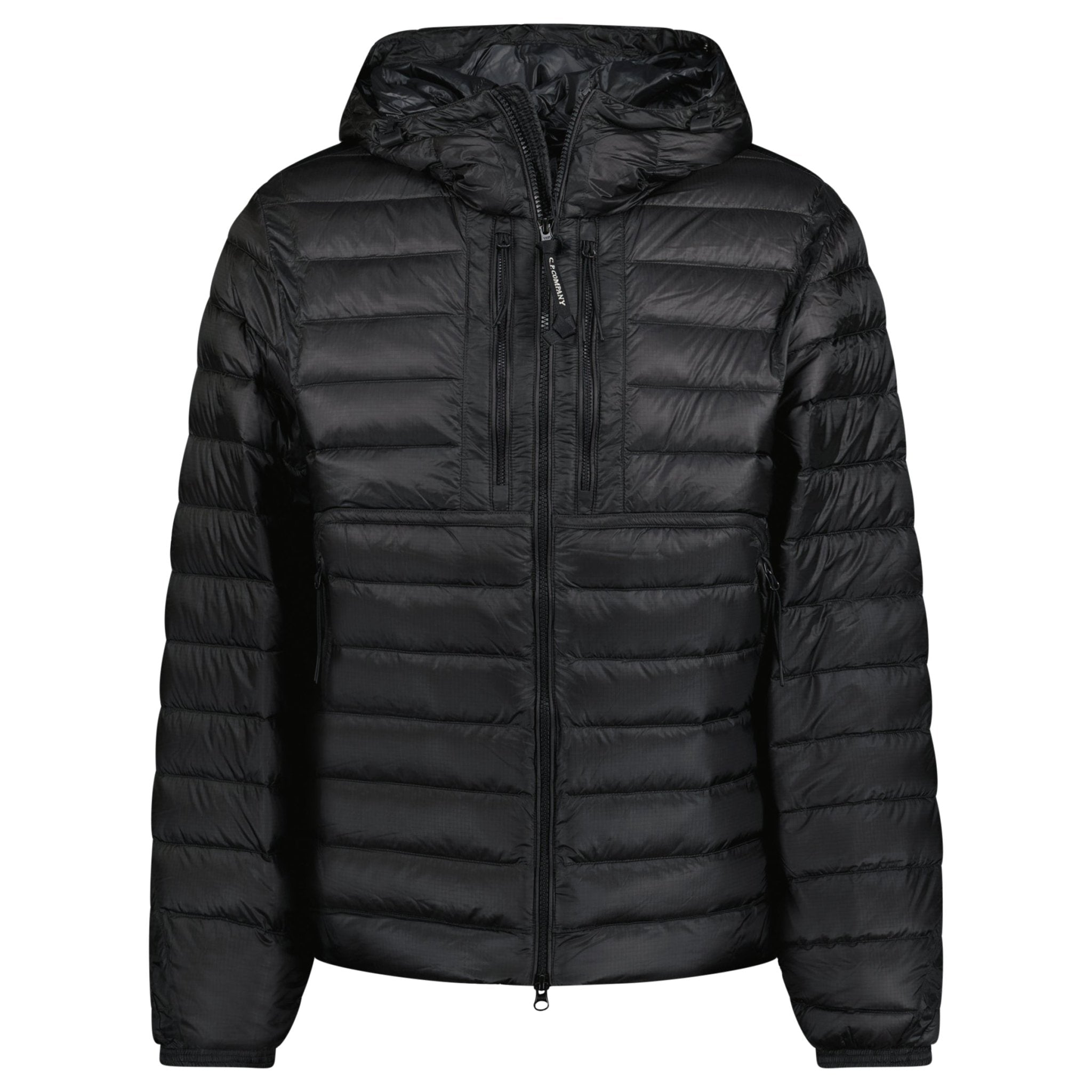 CP COMPANY D.D. PADDED GOGGLE DOWN JACKET BLACK – AffluentAttire