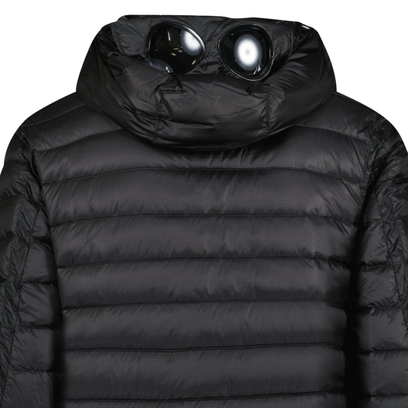 CP COMPANY D.D. PADDED GOGGLE DOWN JACKET BLACK – AffluentAttire