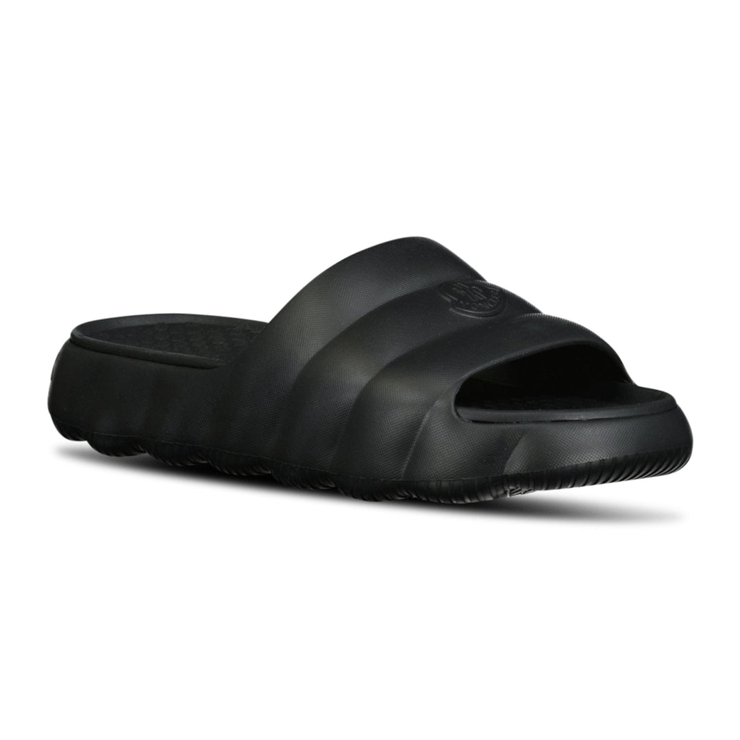MONCLER 'LILO' SLIDERS BLACK – AffluentAttire