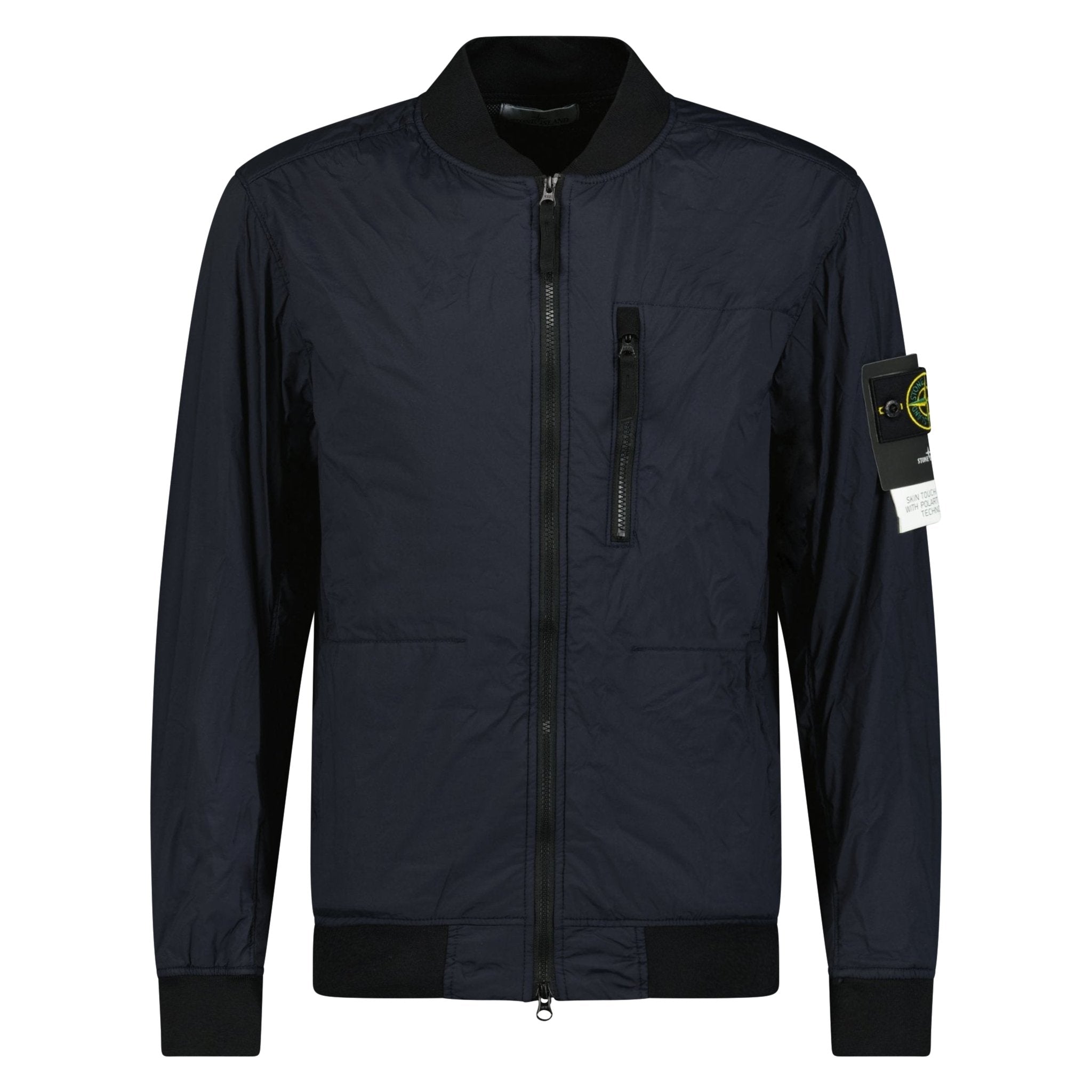 STONE ISLAND SKIN TOUCH NYLON TC JACKET NAVY – AffluentAttire